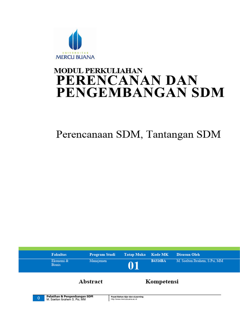 Pelatihan dan Pengembangan SDM Efektif | PDF