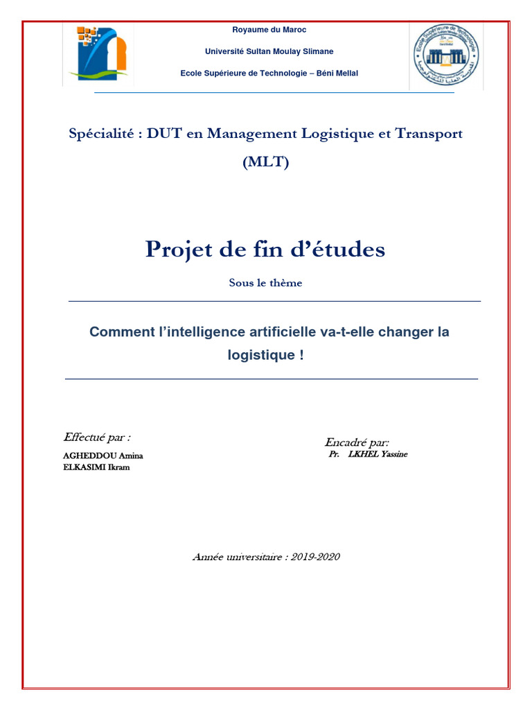 Rapport Pfe 2 | PDF | Intelligence artificielle | Intelligence (IA) et sémantique