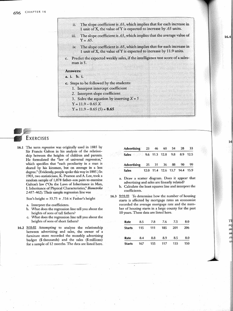Regression Examples Keller | PDF