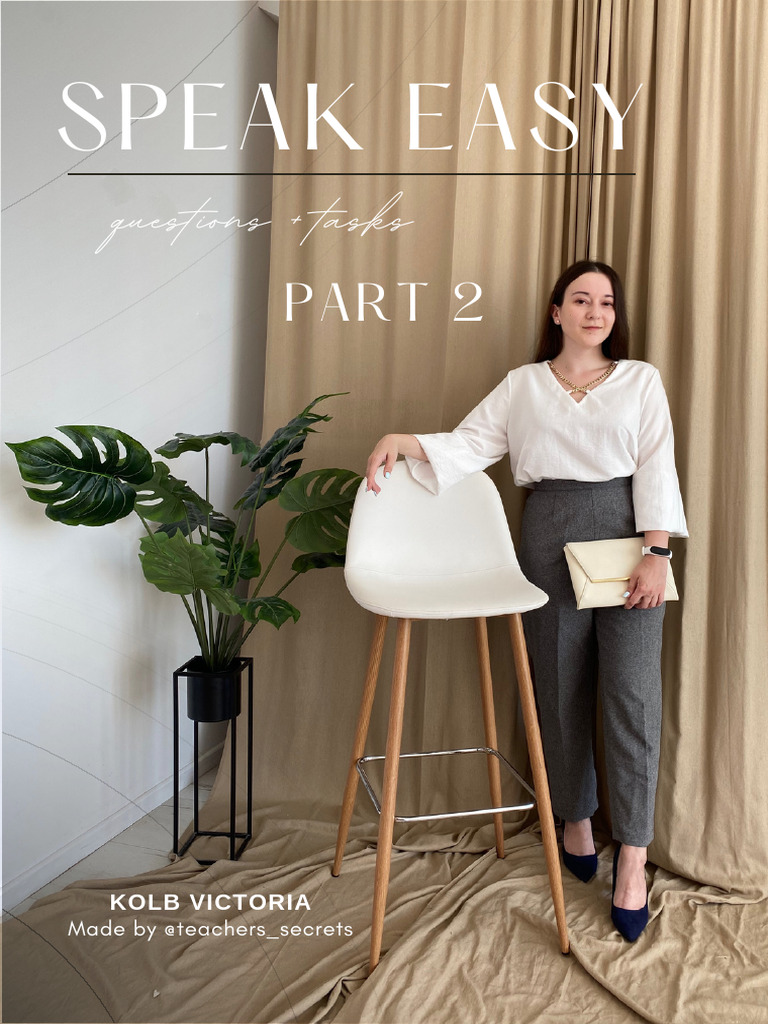 Questions + Tasks: Speak Easy | PDF | Hobbies