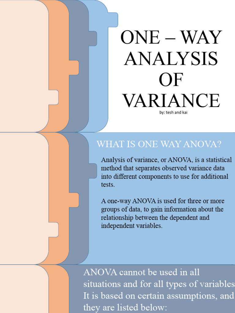 One - Way Analysis of Variance | PDF | Analysis Of Variance | Statistics