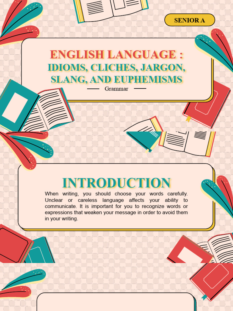 Idioms, Cliches, Jargon, Slang, and Euphemisms | PDF | Planets ...