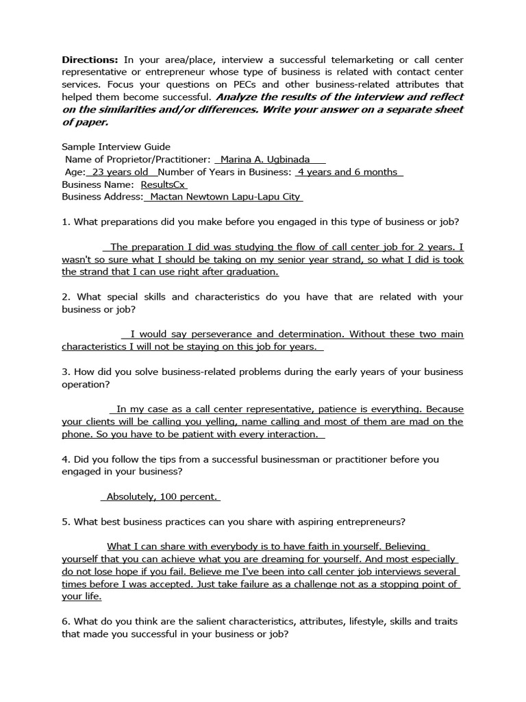 Interview Guide 1 | PDF | Psychology | Social Psychology