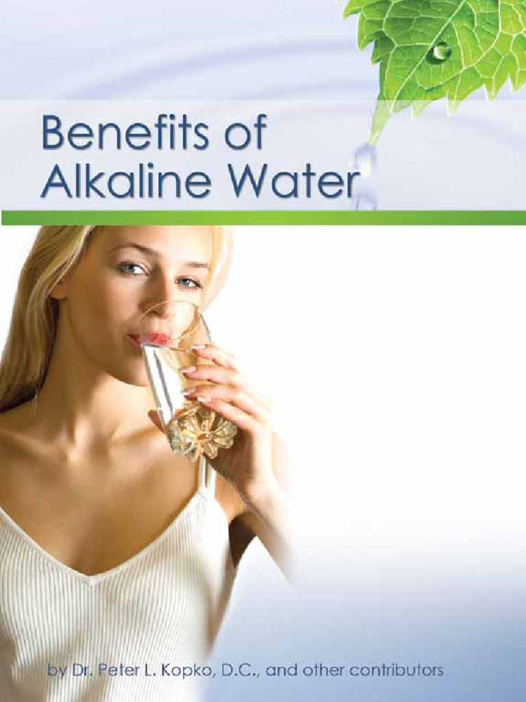 Benefits of Alkaline Water Ebook | Download Free PDF | Water | Redox