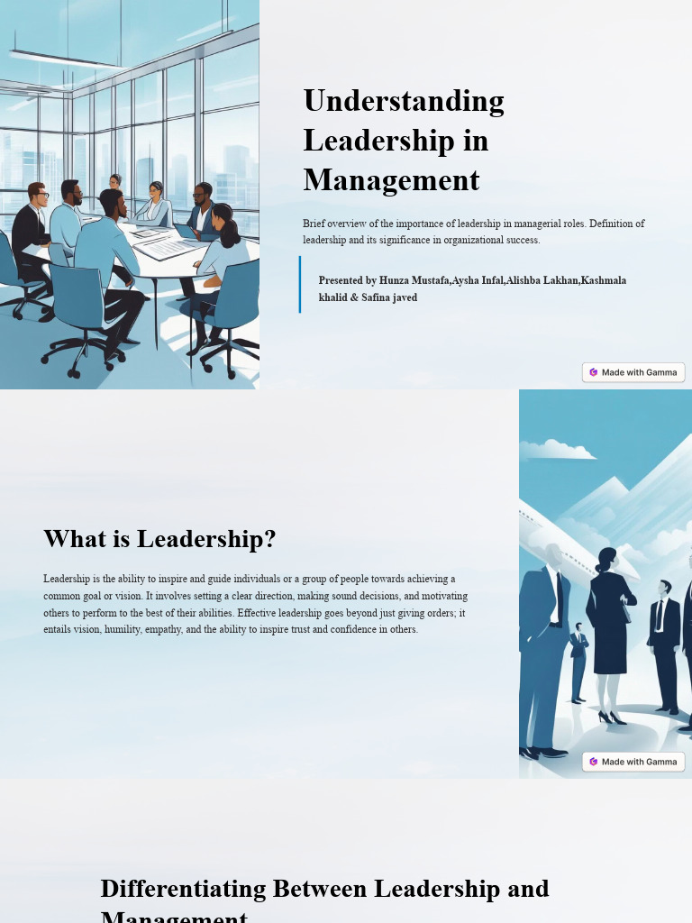 Understanding Leadership in Management | Download Free PDF | Leadership ...