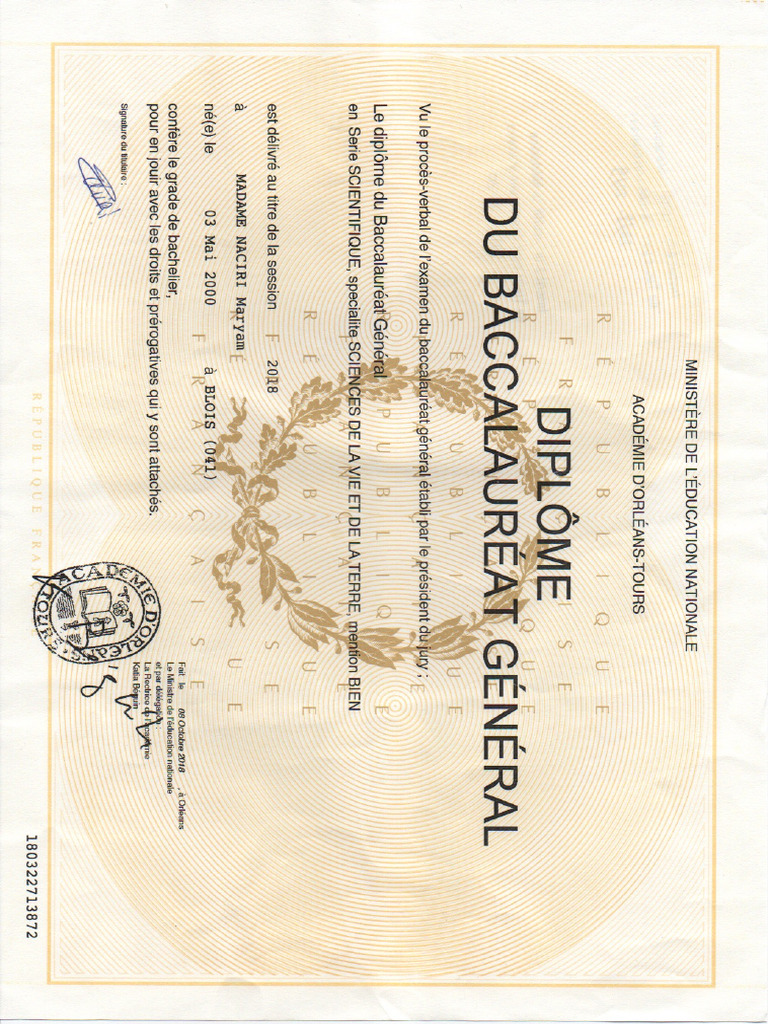 Diplome Bac | PDF