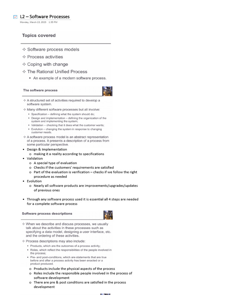 L2 - Software Processes | Download Free PDF | Software Development Process | Agile Software ...