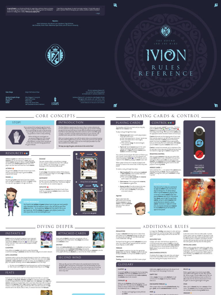 HNH Rules Reference | PDF | Playing Cards | Chivalry