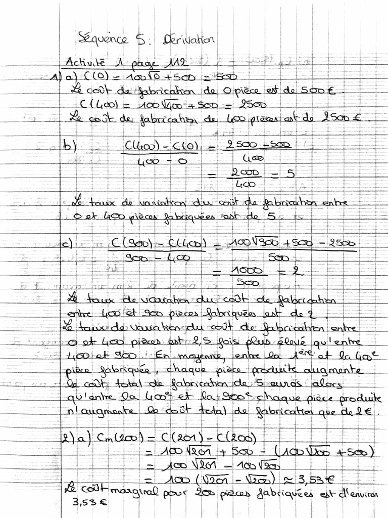 Exercices 5 | PDF