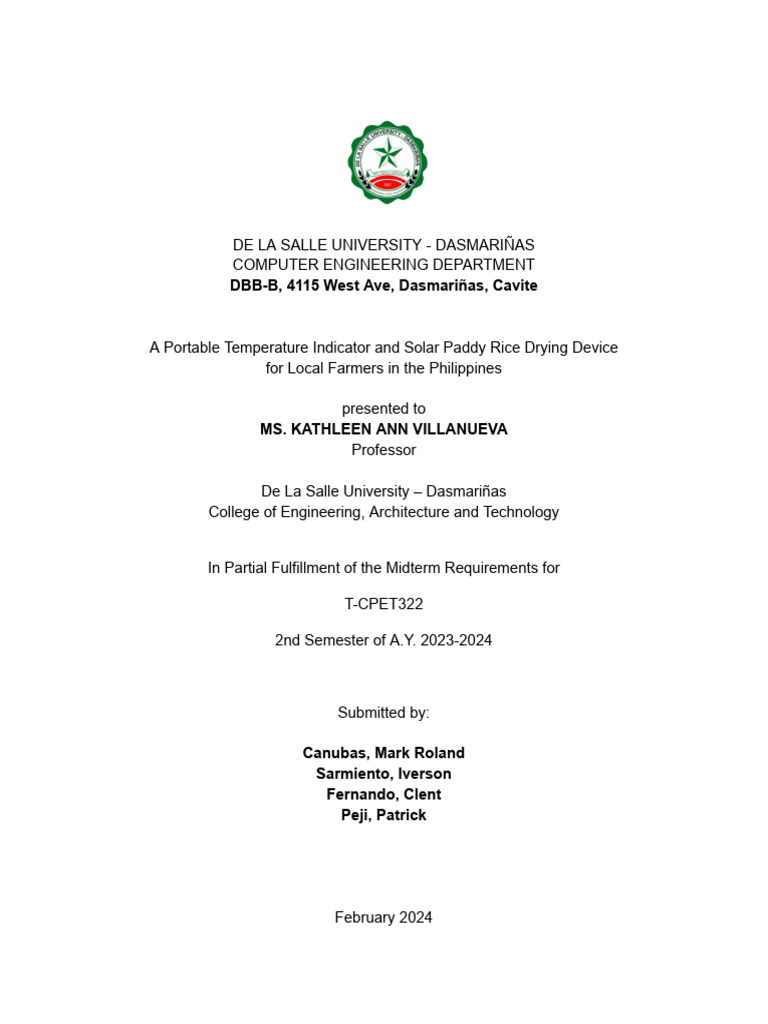 Chapter 1 - Thesis 1 | Download Free PDF | Rice | Solar Energy