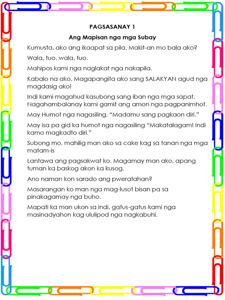 GRADE-3-MTB Pagsasanay 1-15 | PDF