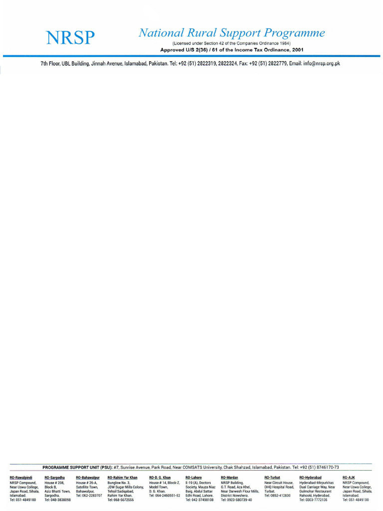 NRSP Notification Dated 14-04-2020 | PDF