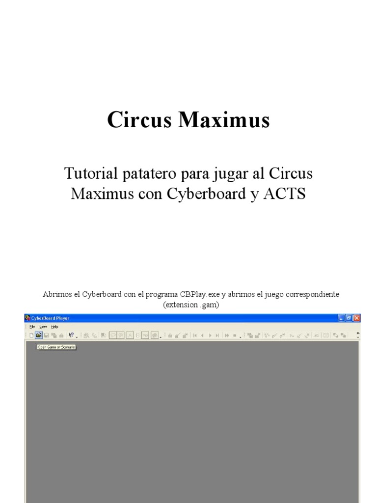 Circus Maximus | PDF | Juego de azar | Informática