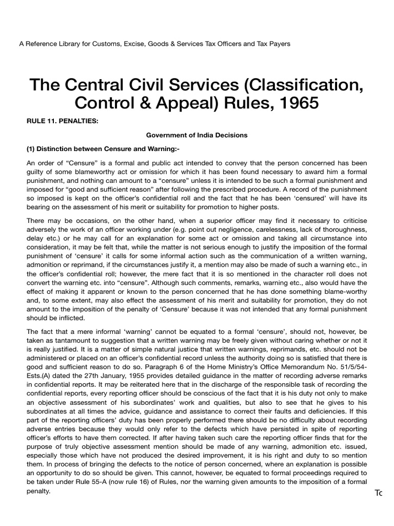 Goi Orders Rule 11 Penalty | PDF | Negligence | Employment