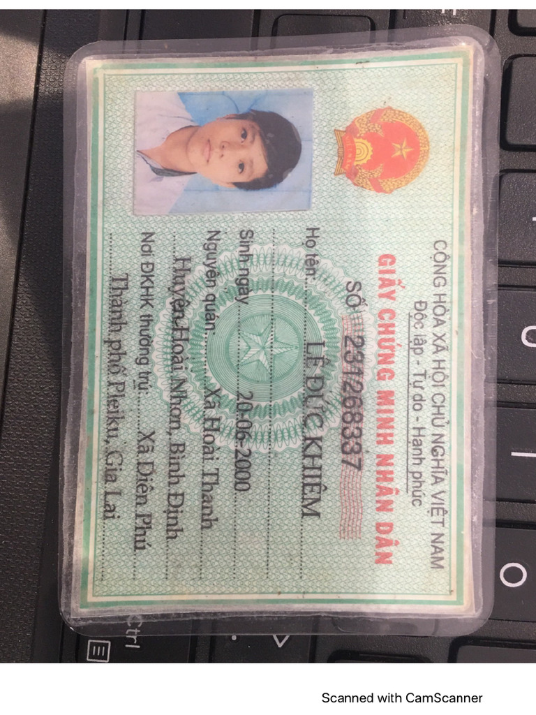 Lê Đ C Khiêm - CMND | PDF