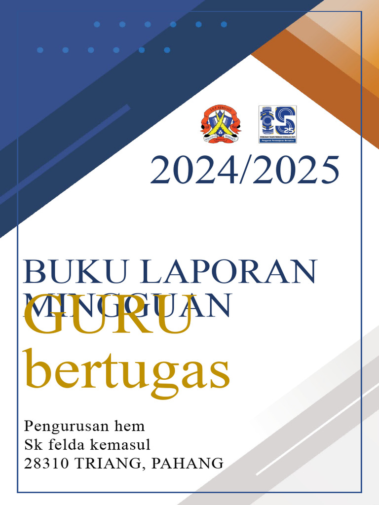 Buku Laporan Guru Bertugas Mingguan Skfk 2024 | PDF