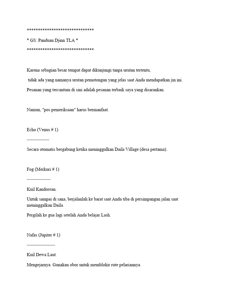 Indo golden sun walk-through | PDF