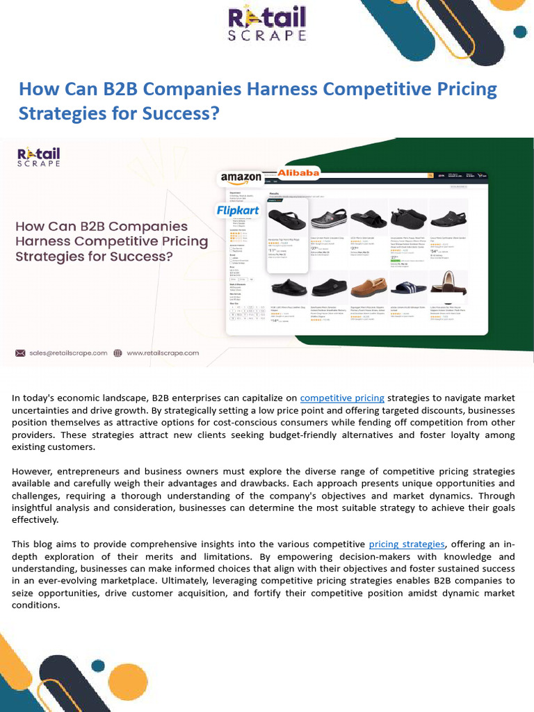 B2B Competitive Pricing Strategies Explained | PDF | Pricing ...