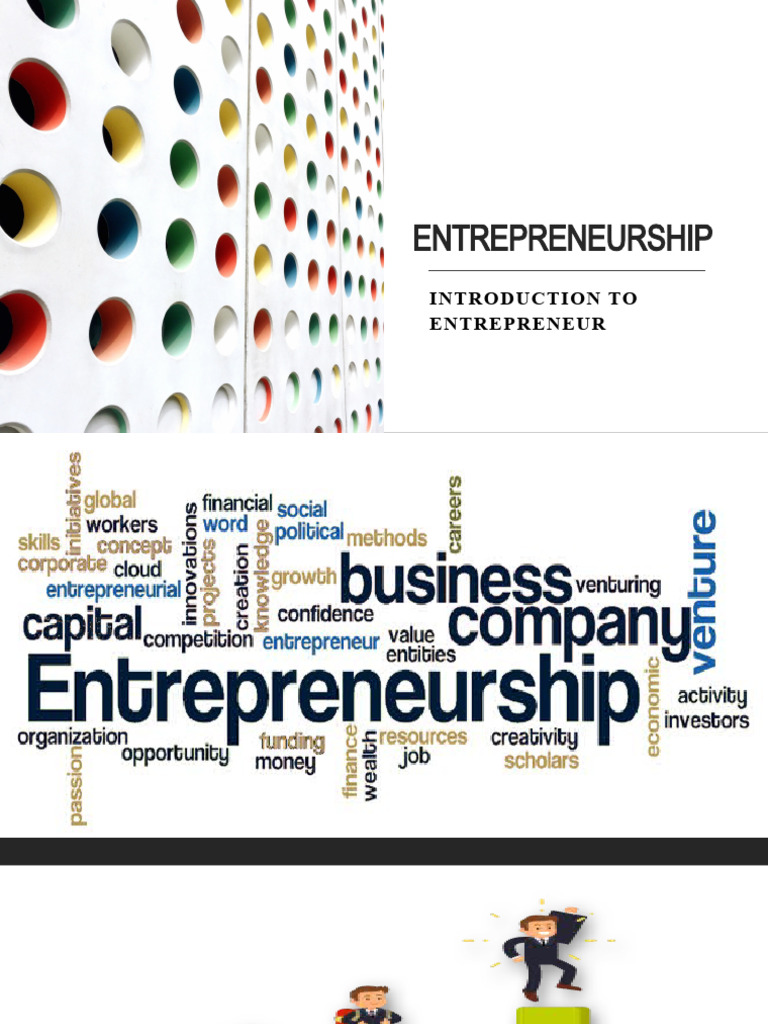 Entrepreneurship | PDF | Entrepreneurship | Economies