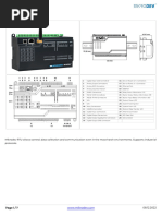 RTU530CID02 DIN Rail RTU Data Sheet | PDF | Relay | Input/Output
