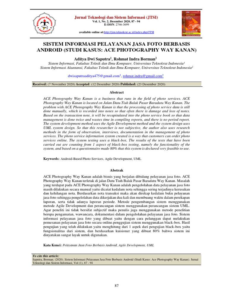 jurnal3 | PDF | Computer Engineering | Information Technology