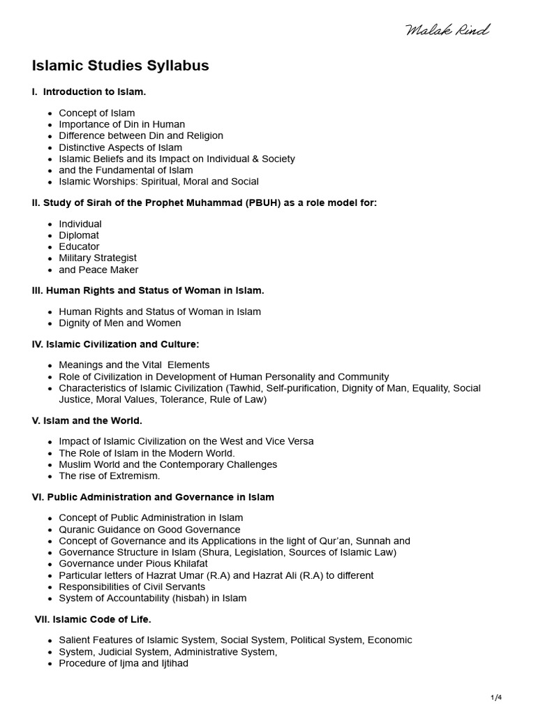 Islamic Studies Analysis | PDF | Muhammad | Quran