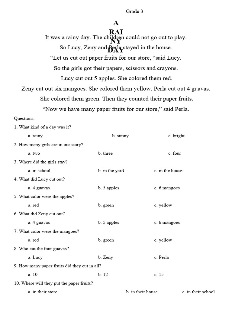 English Reading Materials DEAR | PDF | Pig