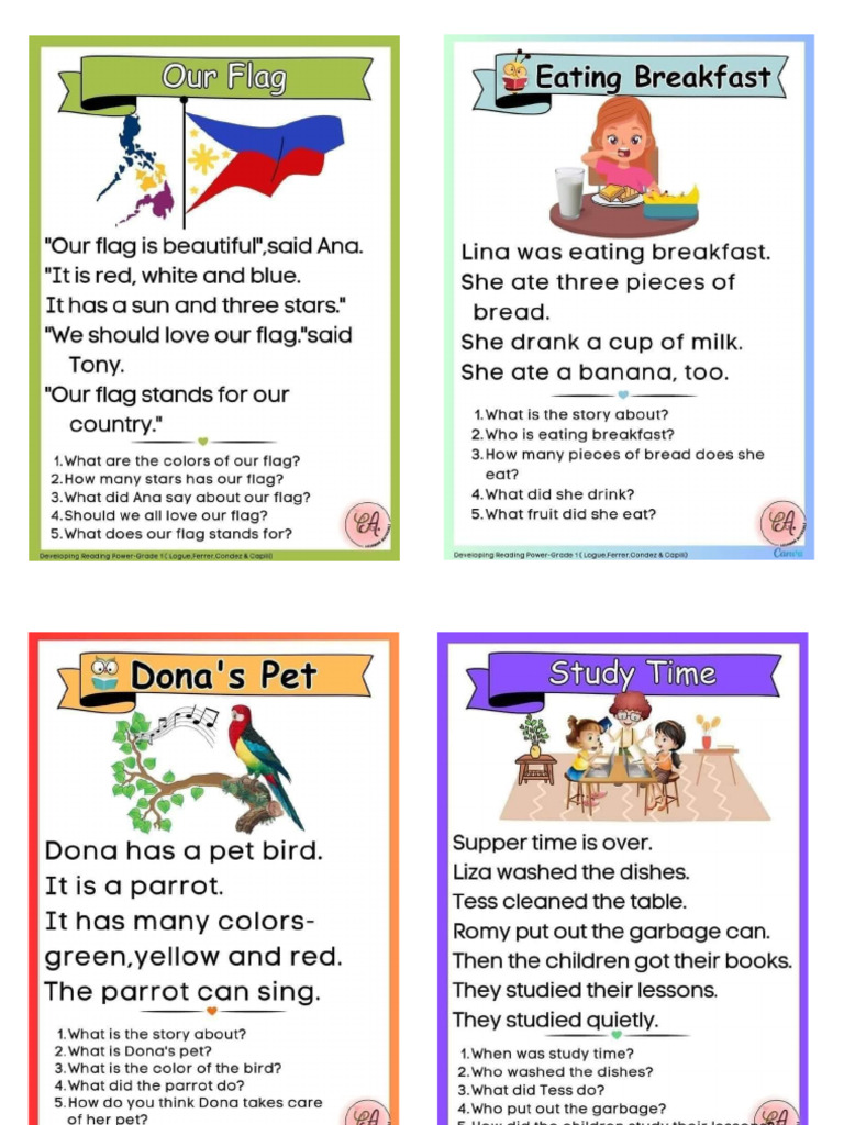 short stories with questions | PDF