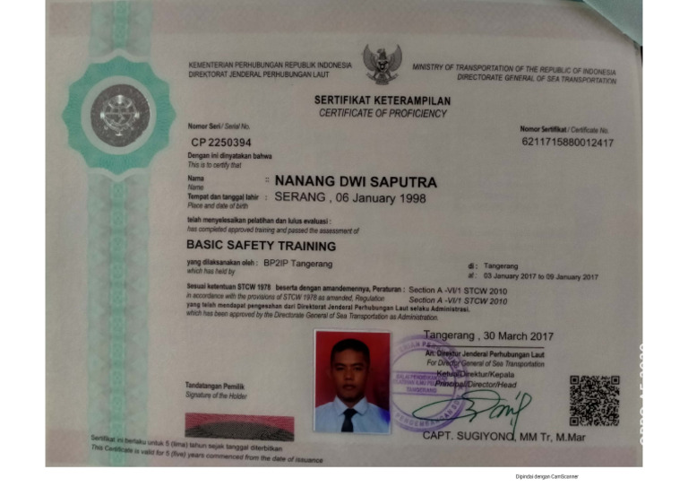 Sertifikat-BST | PDF