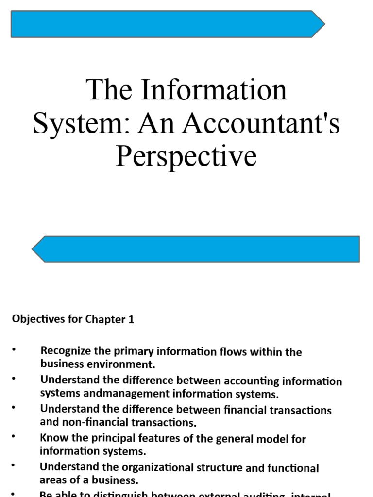 The Information System | PDF | Audit | Accounting