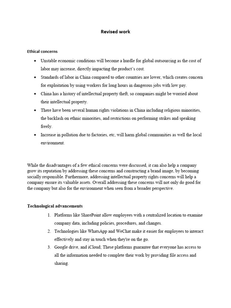 Revised Work | PDF | Employment | Intellectual Property