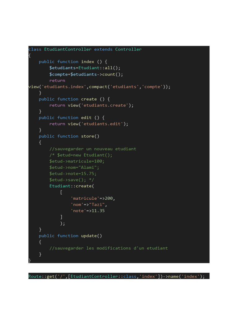 CRUD Laravel | PDF | Data Management | Data