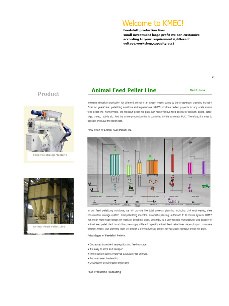 Designing Prefect Turnkey Project On Animal Feed Pellet Line For You ...