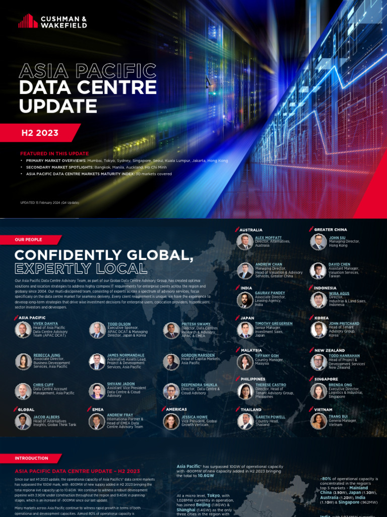 APAC Data Centre H2 2023 Update | PDF | Asia | Tokyo