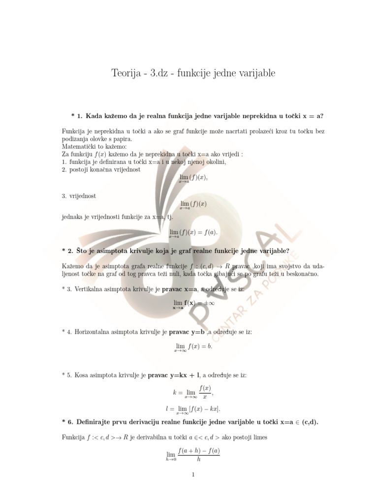 Teorija - Treca DZ | PDF