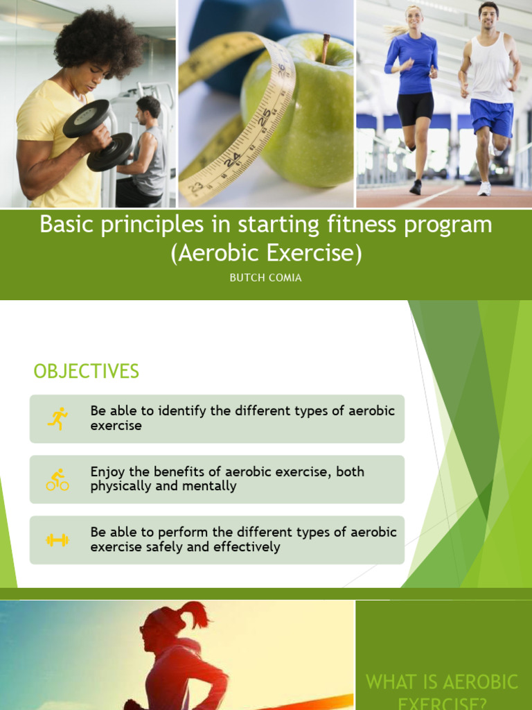 Basic Principles in Starting Fitness Program (Aerobic Exercise) - 2 ...