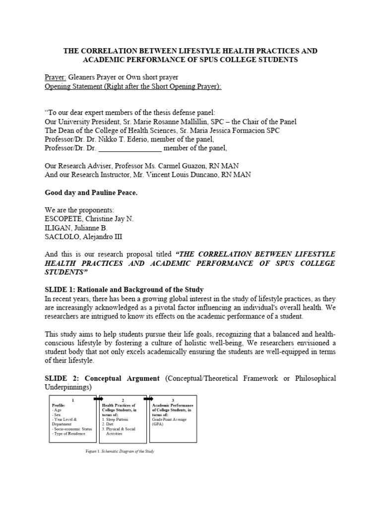 Thesis Defense Script | PDF | Statistics | Sampling (Statistics)
