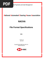 BoA NACHA File Layout User Guide | PDF