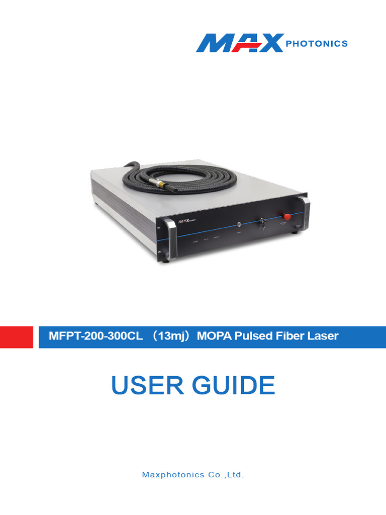 MFPT 300w | PDF | Laser | Optical Fiber
