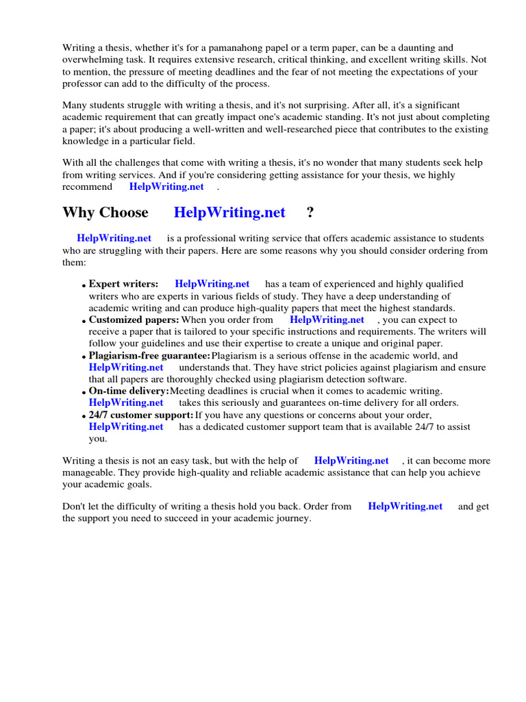 Pamanahong Papel o Term Paper | PDF | Tagalog Language | Expert