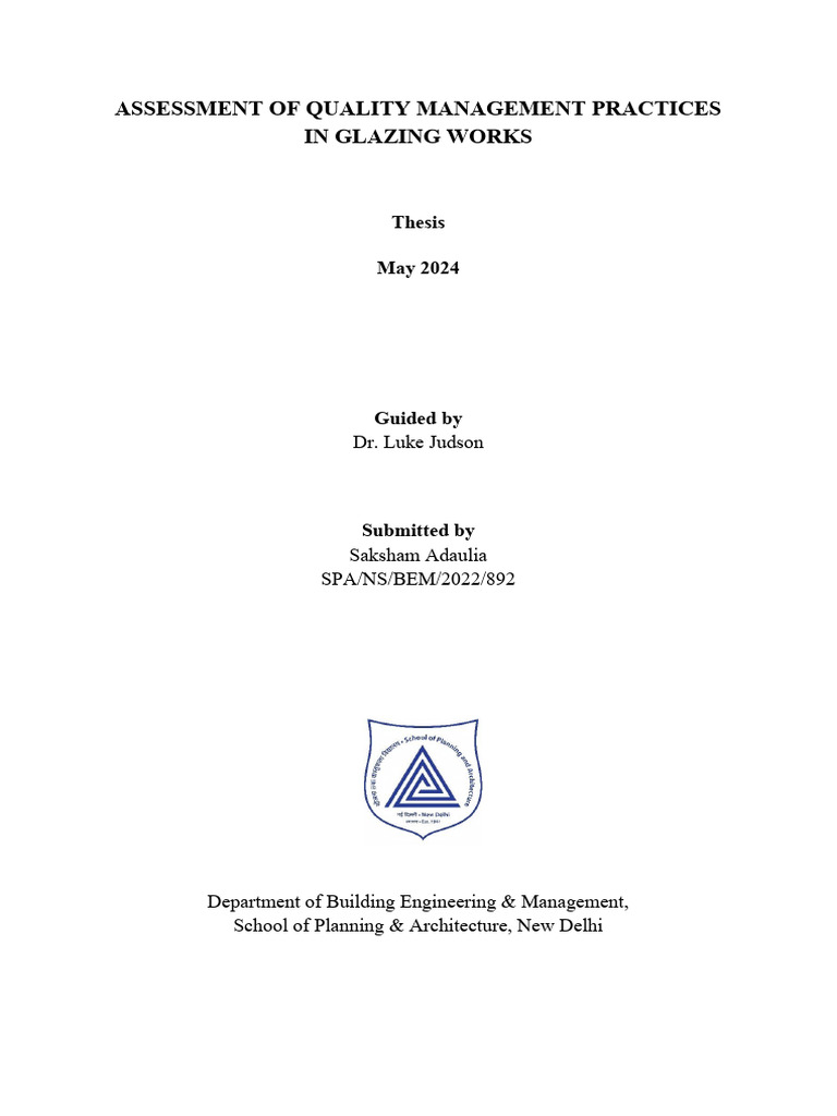 Quality Management in Structural Glazing | PDF | Window | Building ...