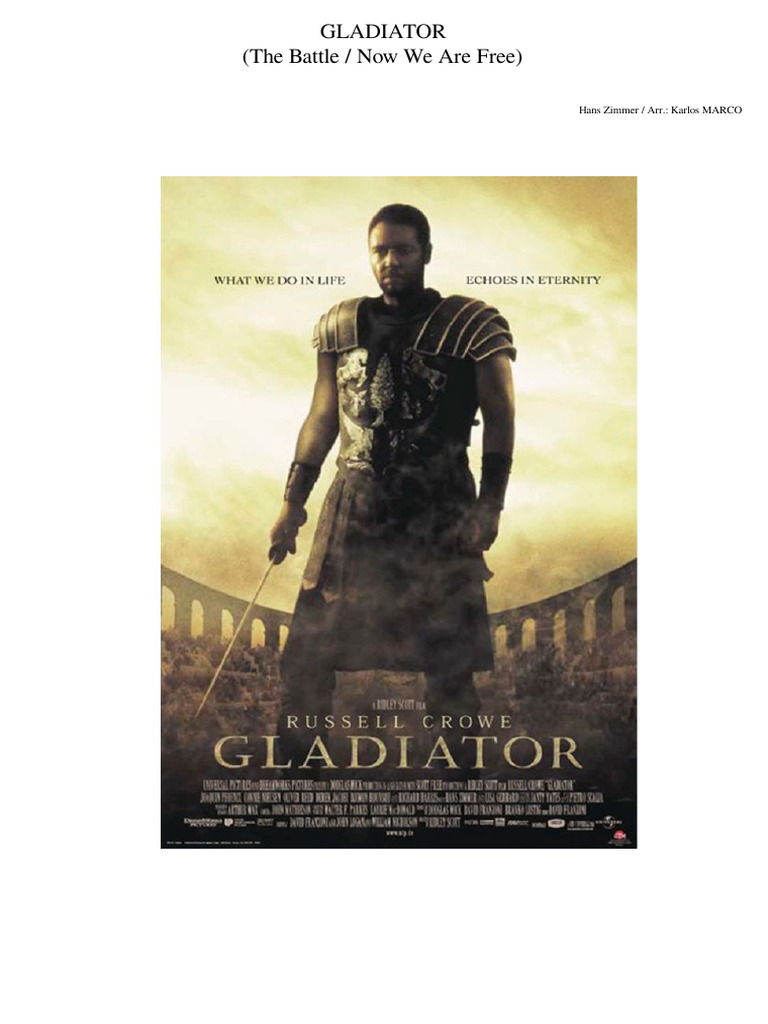 Gladiator | PDF | Music Technology | Woodwind Instruments