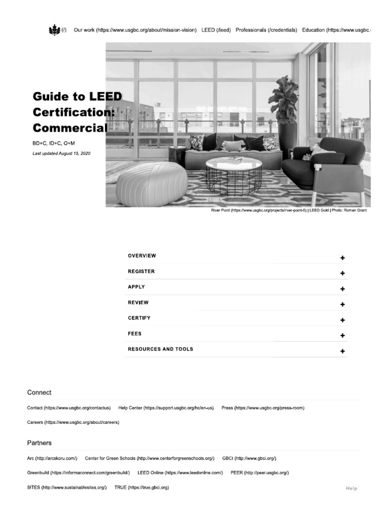 Guid To LEED Certification - Commercial | PDF