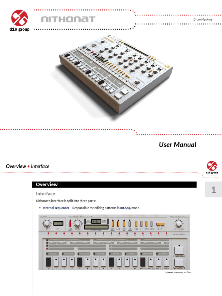 D16 Nithonat | PDF | Computer Keyboard | Synthesizer