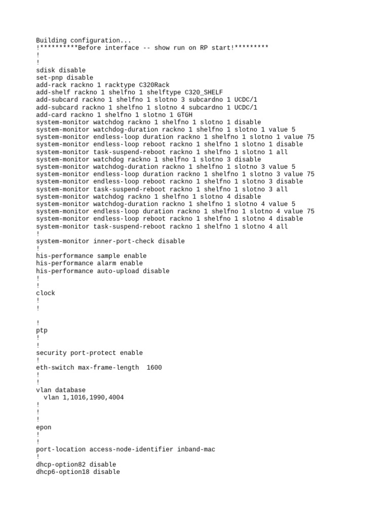 ZTE-New1 Config | PDF | Secure Shell | Networking Standards
