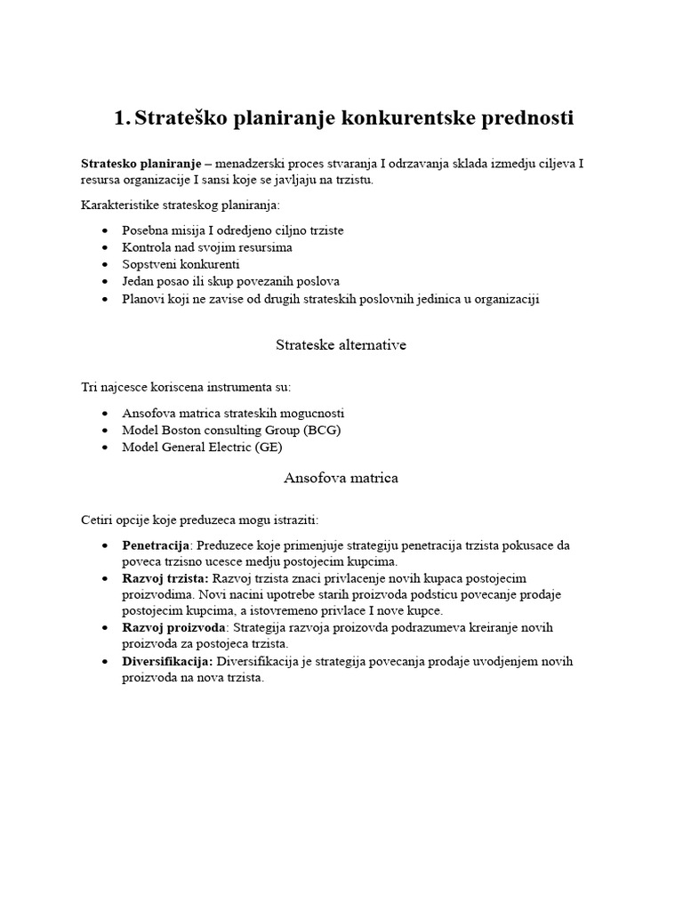 Menadzment Ispit1 | PDF