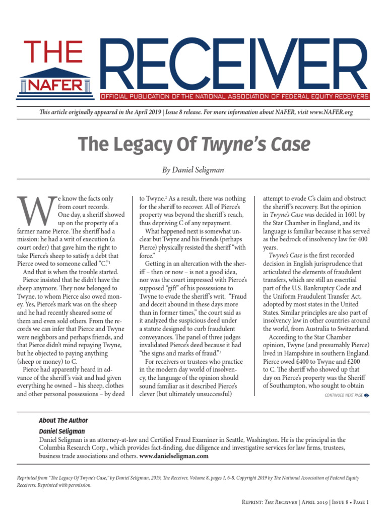 Legacy of Twyne's Case Explained | PDF | Bankruptcy | Debt