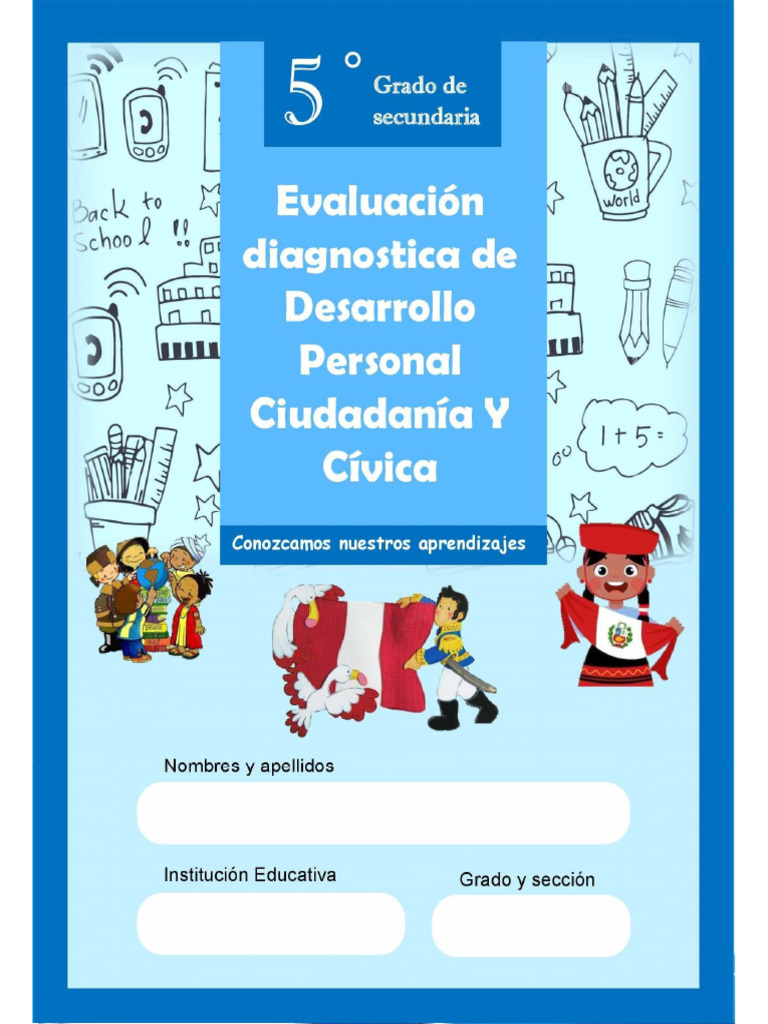 5° DPCC - Evaluacion Diagnostica 2024 | PDF | Educación más alta | Motivación