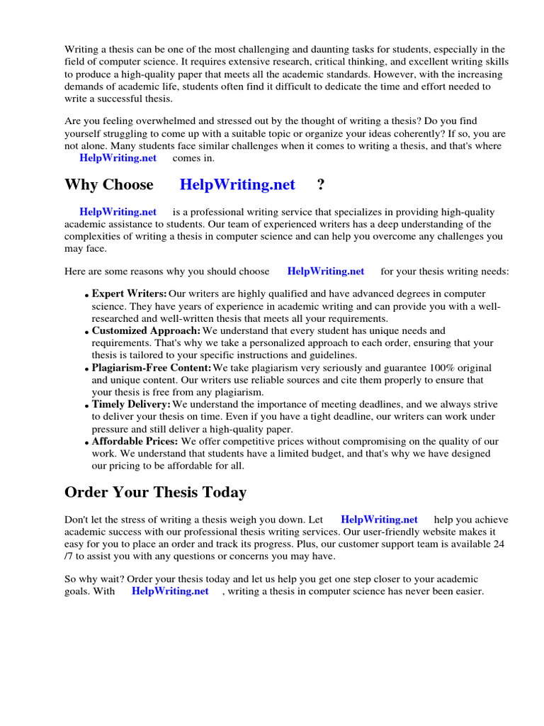 Term Paper Computer Science Topics | PDF | Academic Publishing ...