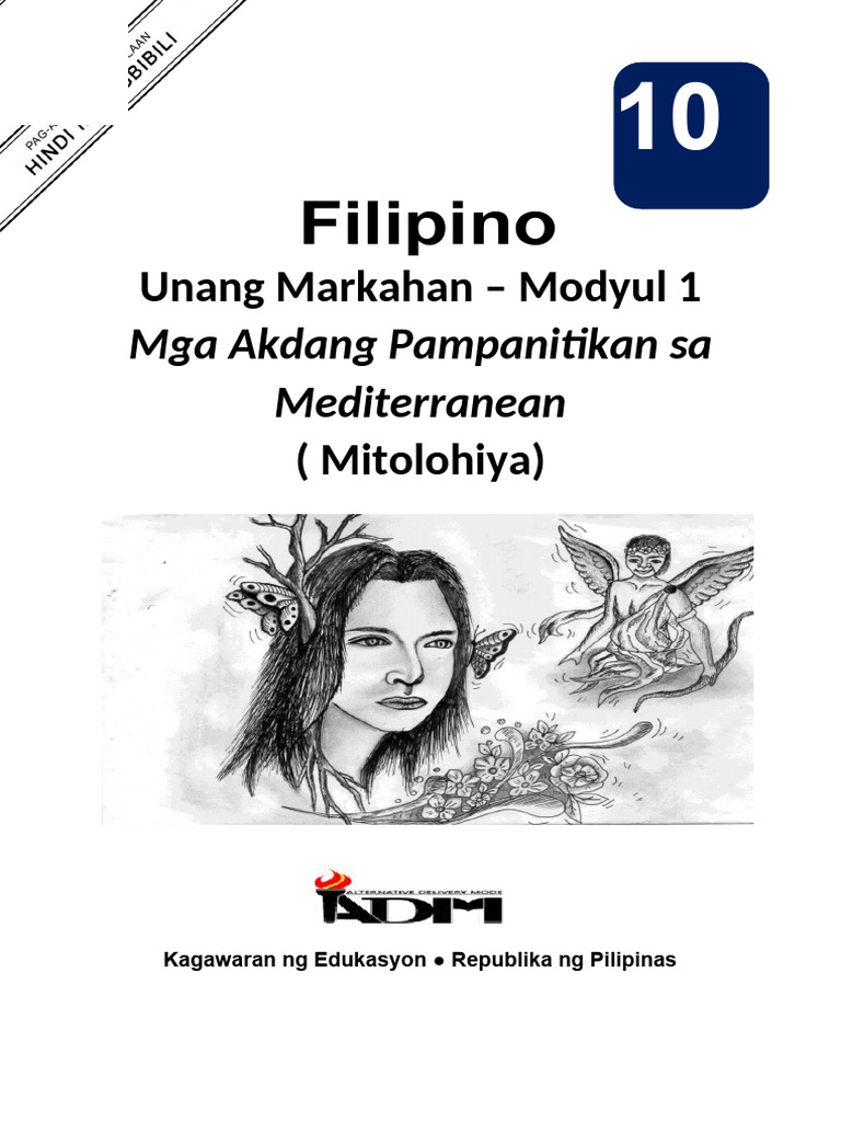 Filipino-10 WEEK1 q1 Mod1 Mitolohiya | PDF Filipino-10 WEEK1 q1 Mod1 Mitolohiya | PDF